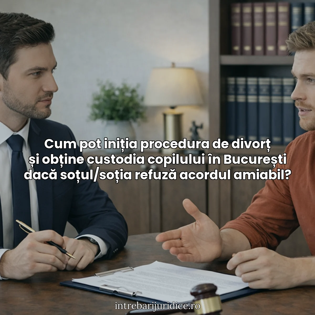 Cum pot iniția procedura de divorț și obține custodia copilului în ...