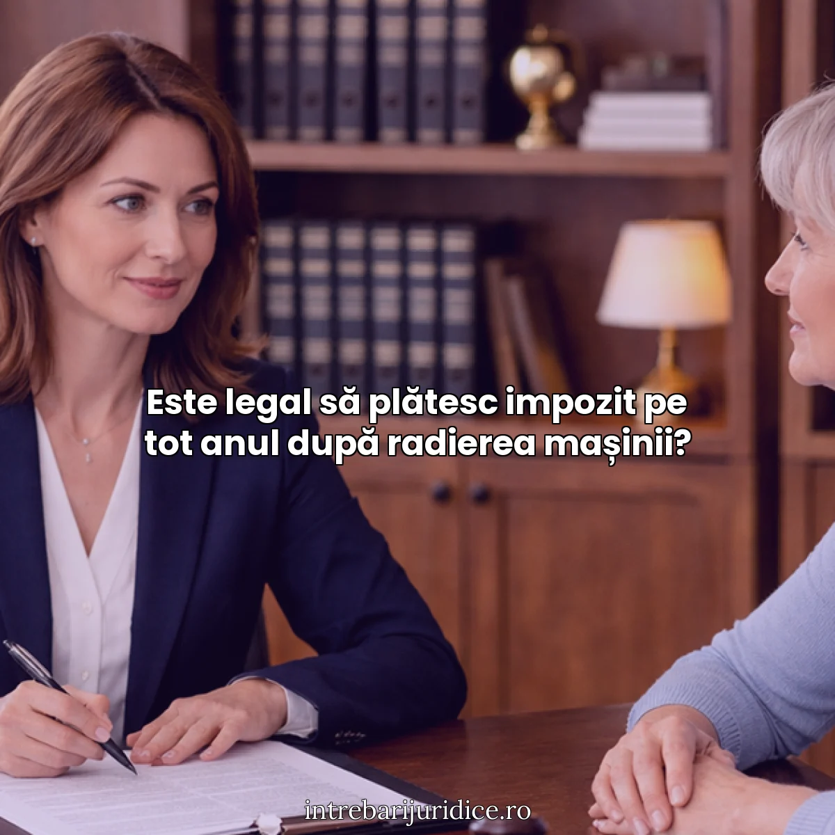 Este legal să plătesc impozit pe tot anul după radierea mașinii ...